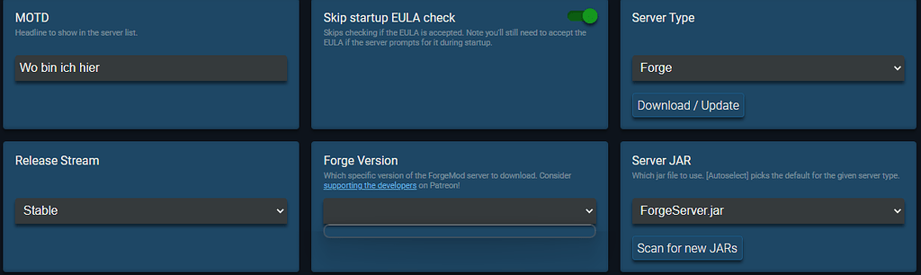 Minecraft Forge Version - Technical Support - CubeCoders Support