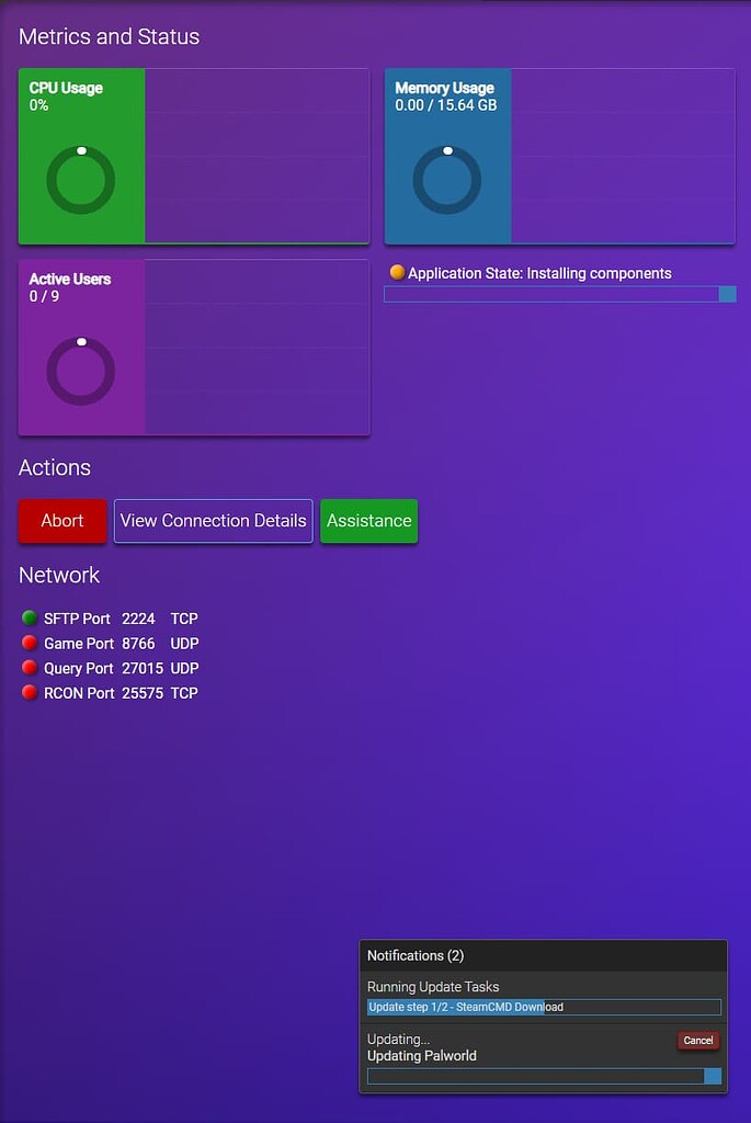Update Failure with Palworld - Palworld Instance will not launch or update - Technical Support ...