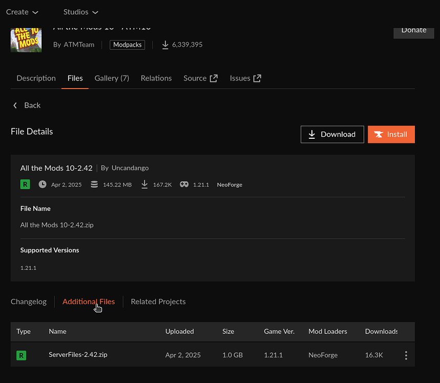 Setting Up A Modded Java Minecraft Server - Knowledge Base - CubeCoders ...